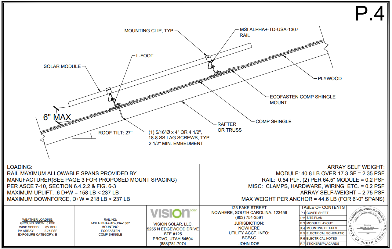 CAD Solar design to use as an example – Path To Warren